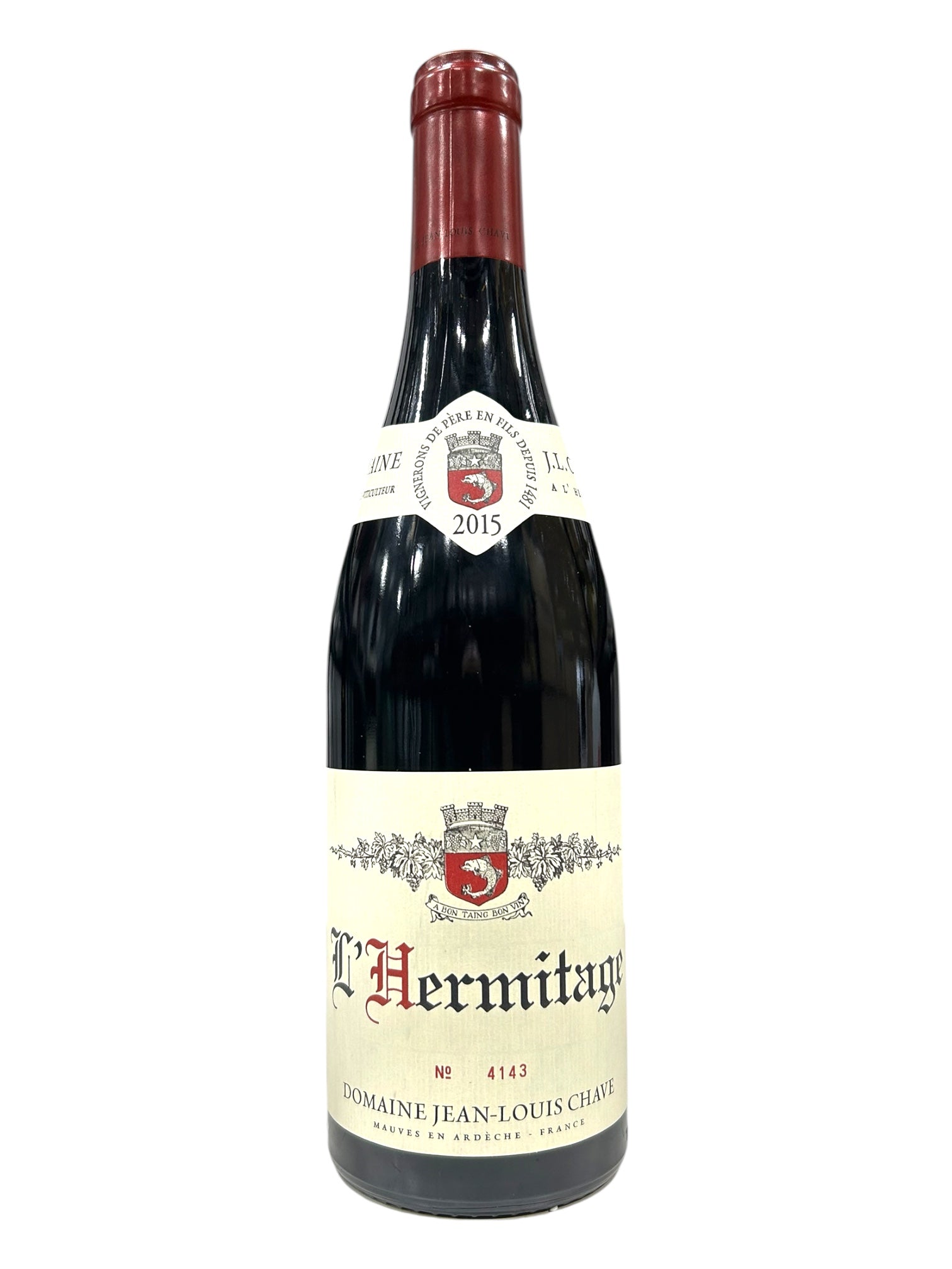 2015 Domaine Jean-Louis Chave,Hermitage, Rouge, Bottle (750ml ...